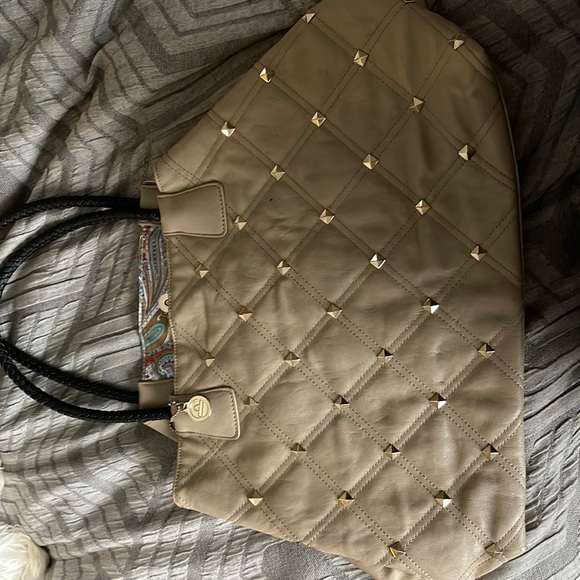 Big Buddha | Bags | Big Buddha Large Beige Tote | Poshmark